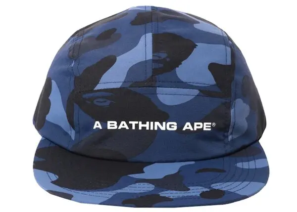 A BATHING APE Camo Jet Cap - Navy Blue