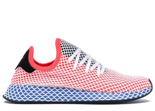 Adidas Deerupt Sneakers - Solar Red/bluebird