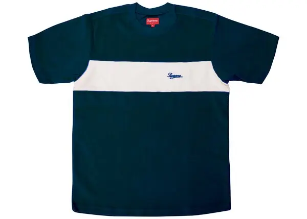 Supreme Chest Stripe Terry Top - Dark Teal