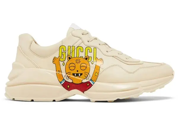 Gucci Rhyton Cat Print Sneakers