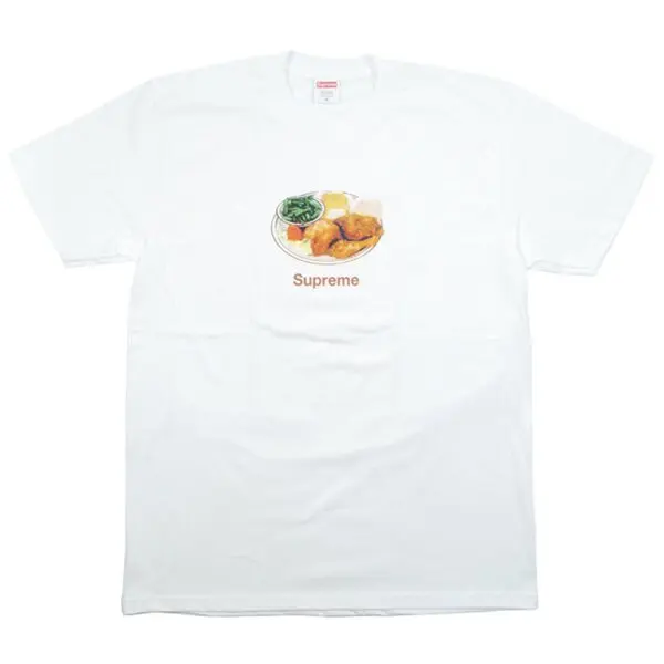 Supreme Chicken Dinner Tee Shirt - White