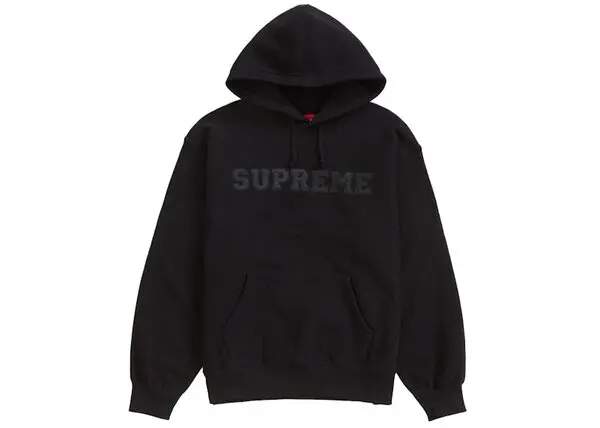 Supreme Collegiate Hooded Sweatshirt - Black