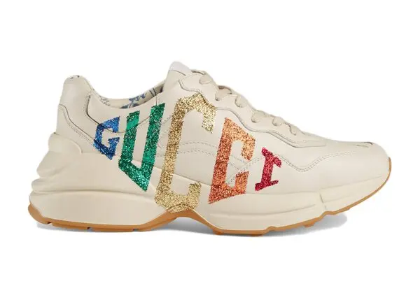 Gucci Rhyton Glitter Sneakers