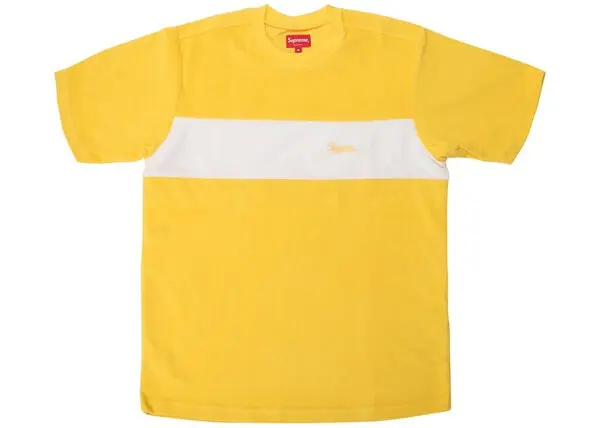 Supreme Chest Stripe Terry Top - Yellow