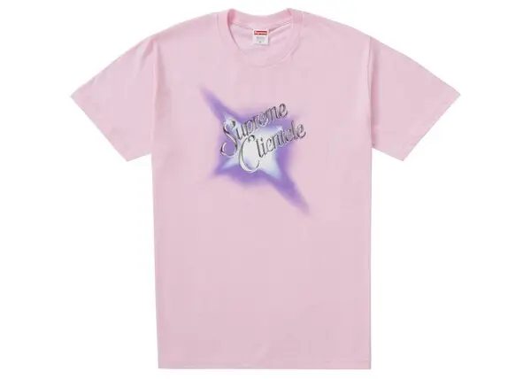Supreme Clientele Tee Shirt - Light Pink