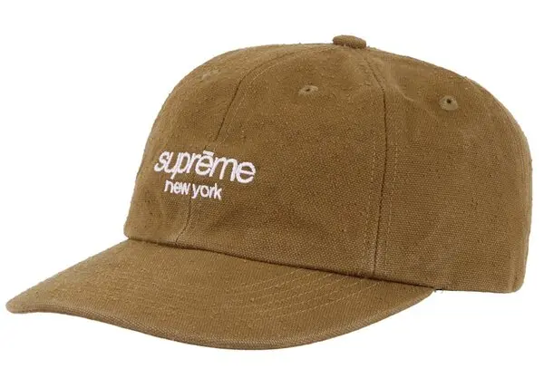 Supreme Classic Logo 6-panel Cap - Olive