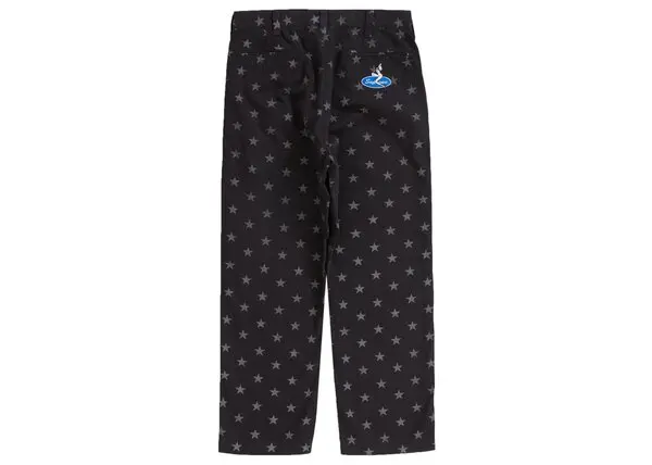 Supreme Chino Pant - Black Stars