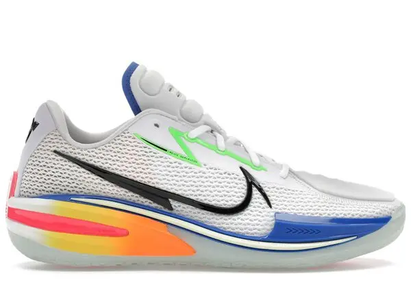 Nike Zoom Gt Cut Ghost Sneakers - White/blue/orangeone-colorgreen