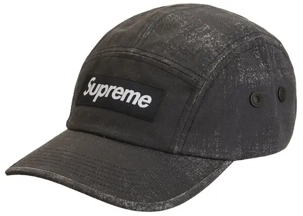 Supreme Coated Cordura Camp Cap - Black