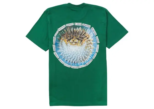 Supreme Blowfish Tee Shirt - Light Pine