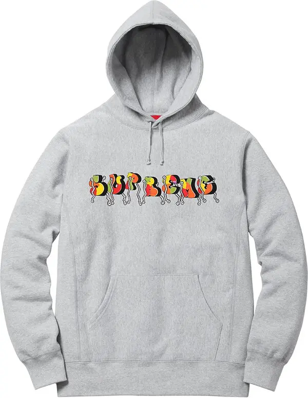 Supreme Hooded Sweatshirt - Grey
