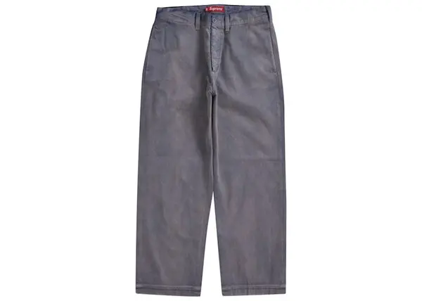 Supreme Chino Pant - Washed Navy Blue