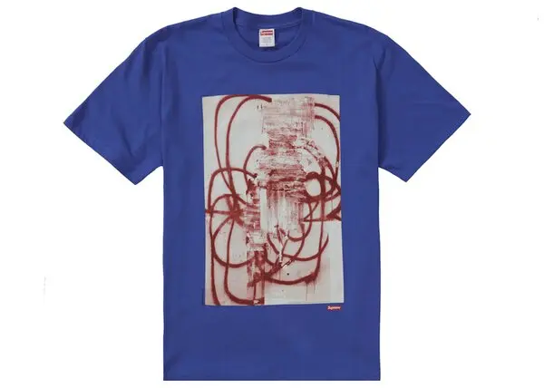 Supreme Christopher Wool 2001 Tee Shirt - Royal