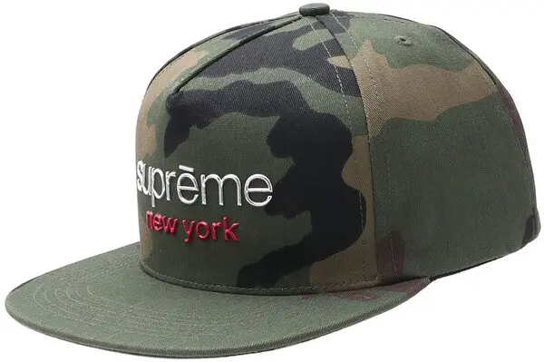 Supreme Classic Logo 5 Panel Cap