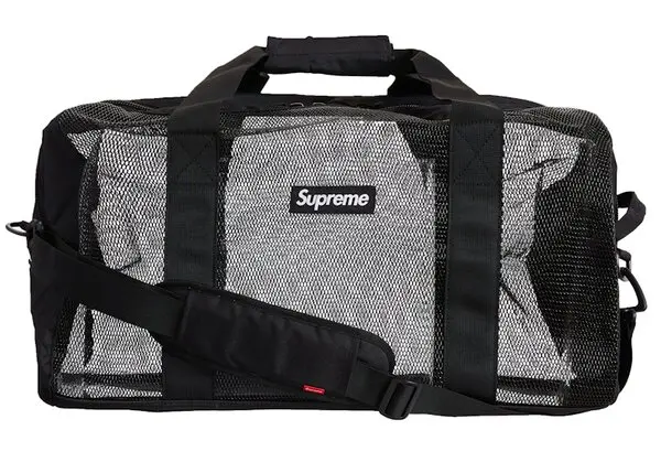 Supreme Big Duffle Bag Ss20 - Black