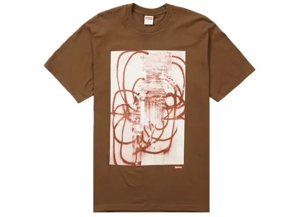 Supreme Christopher Wool 2001 Tee Shirt - Brown