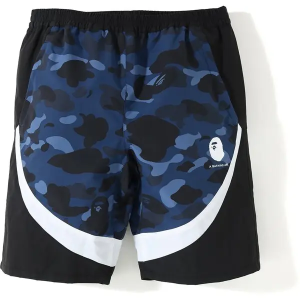 A BATHING APE Camo Block Shorts