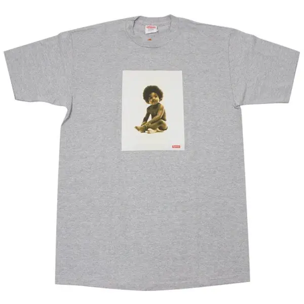 Supreme Biggie Tee Shirt - Grey