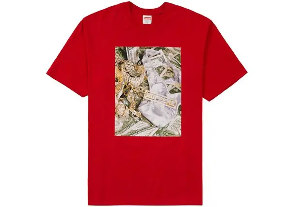 Supreme Bling Tee Shirt - Red