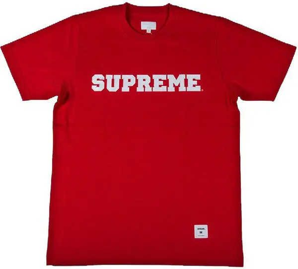 Supreme Collegiate Tee Shirt - Red