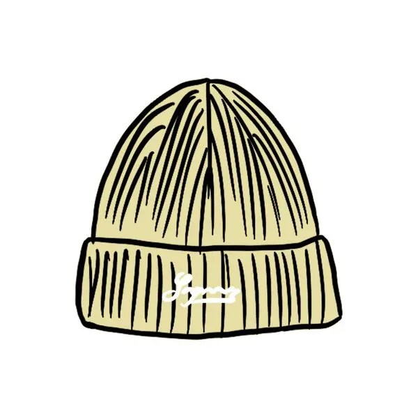Supreme Ribbed Beanie - Yellow