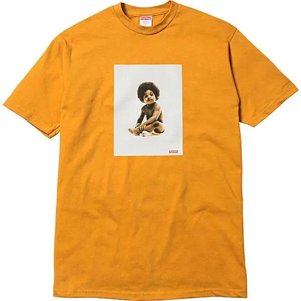 Supreme Biggie Tee Shirt - Gold