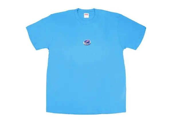 Supreme Bottle Cap Tee Shirt - Bright Blue