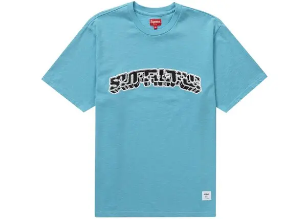 Supreme Block Arc Short Sleeve Top - Bright Blue