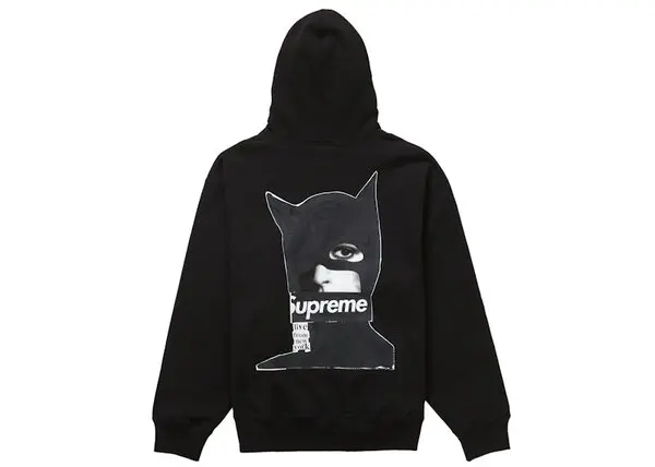 Supreme Catwoman Hooded Sweatshirt - Black