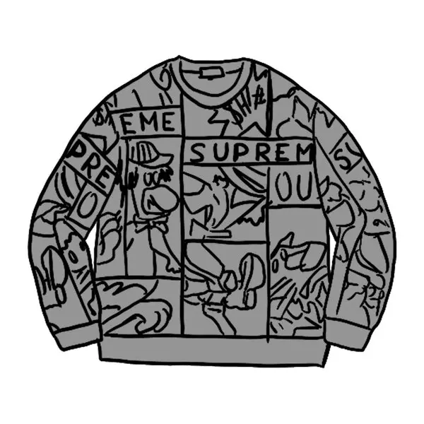 Supreme Cartoon Sweater