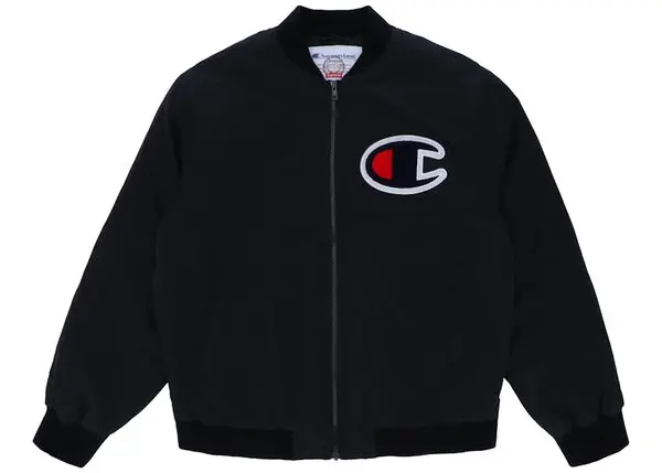 Supreme Champion Blocked Jacket - Black