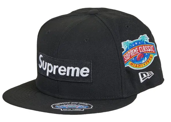 Supreme Championships Box Logo New Era Fitted Hat - Black