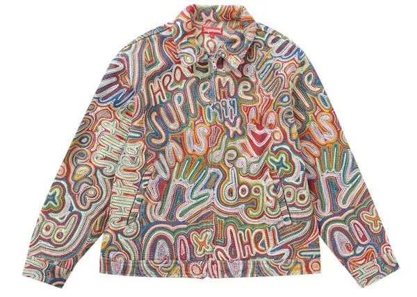 Supreme Chainstitch Denim Trucker Jacket - Multicolor