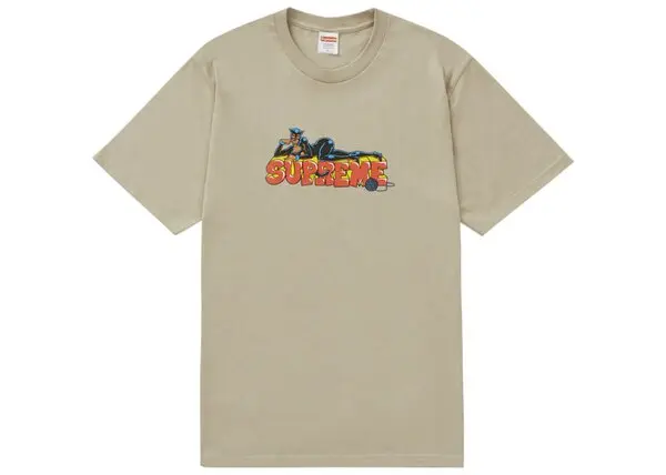 Supreme Catwoman Tee Shirt - Stone