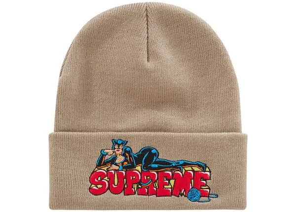 Supreme Catwoman Beanie - Stone