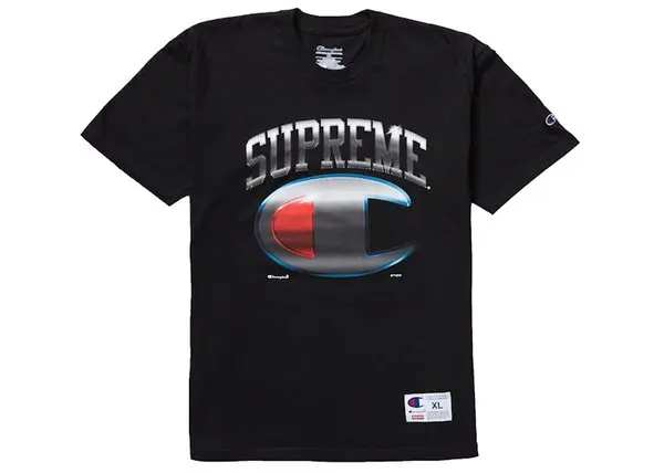 Supreme Champion Chrome Short Sleeve Top - Black