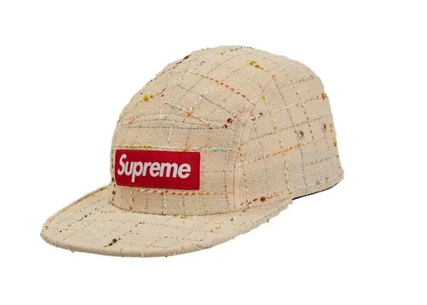 Supreme Boucle Camp Cap - Tan