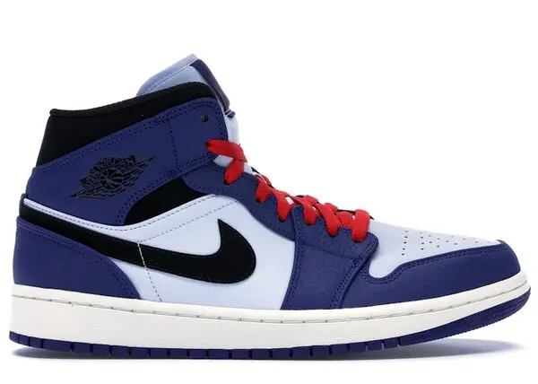 JORDAN 1 Mid - Deep Royal Blue/black/white