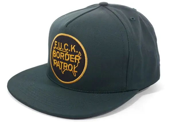 Supreme Border Patrol 5-panel Cap - Dark Green