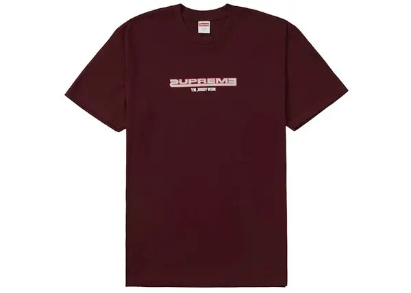 Supreme Connected Tee Shirt - Burgundy