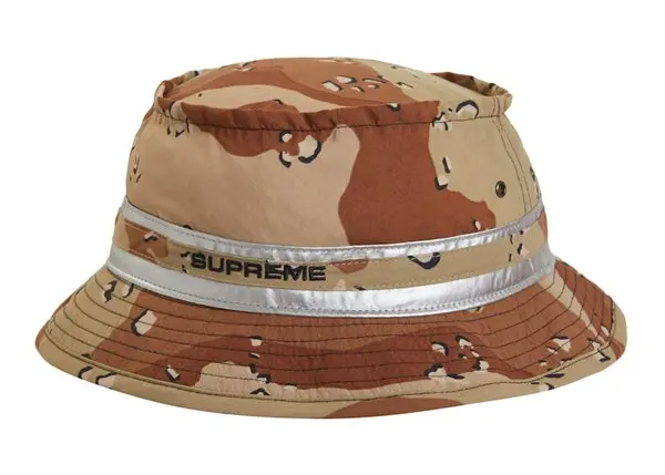 Supreme Contrast Stitch Crusher Hat - Chocolate Chip Camo