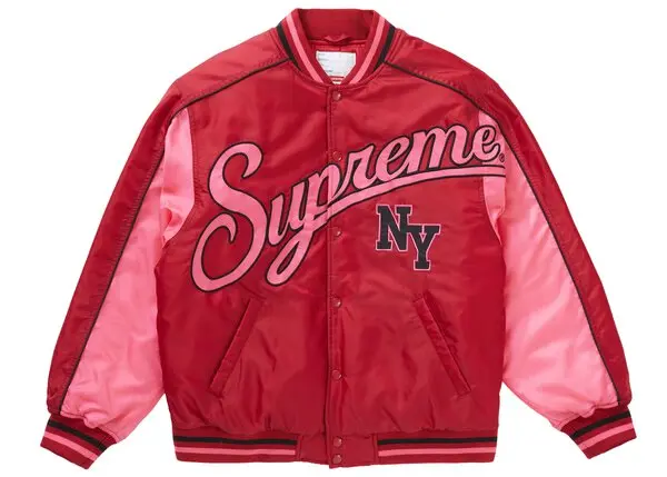 Supreme Varsity Jacket - Red