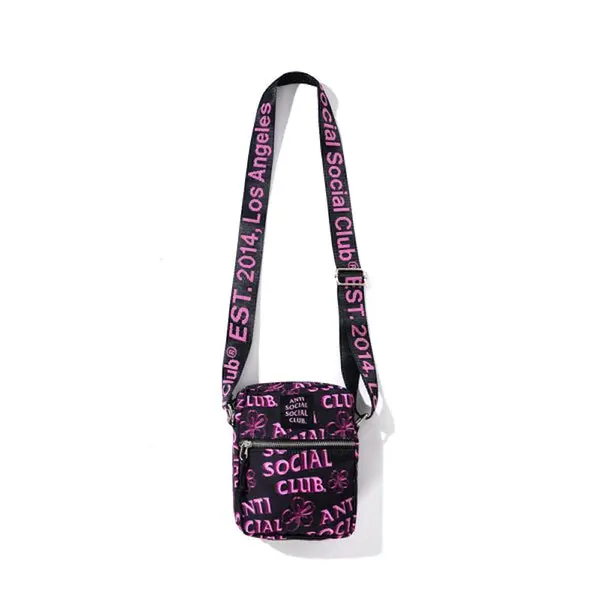 ANTI SOCIAL SOCIAL CLUB Coral Crush Side Bag - Black
