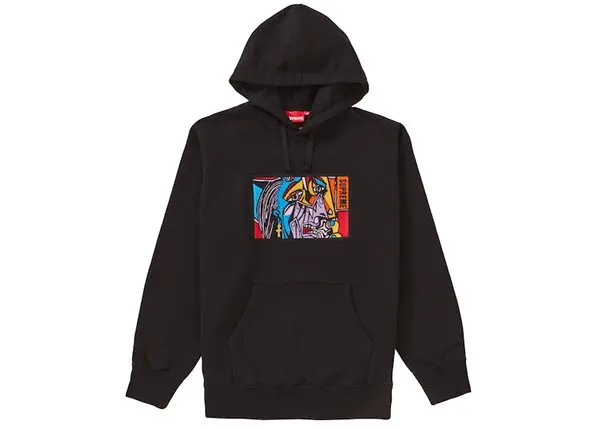Supreme Chainstitch Hooded Sweatshirt - Black