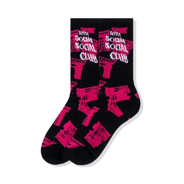 ANTI SOCIAL SOCIAL CLUB Collapse Socks - Black