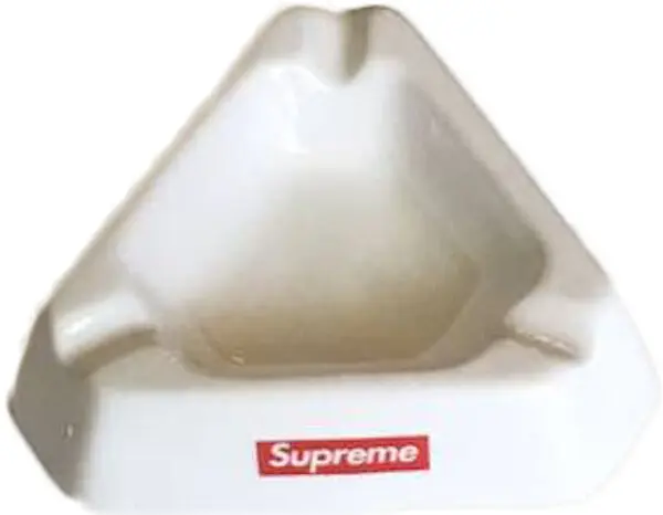Supreme Ceramic Ashtray - White