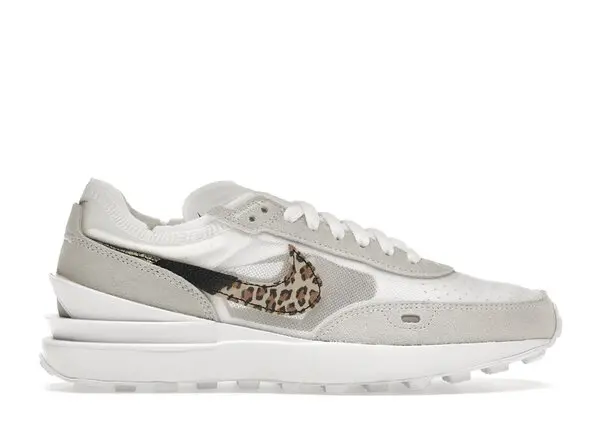 Nike Waffle One Leopard Sneakers - White