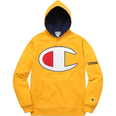 Supreme Champion Satin Logo Hoodie