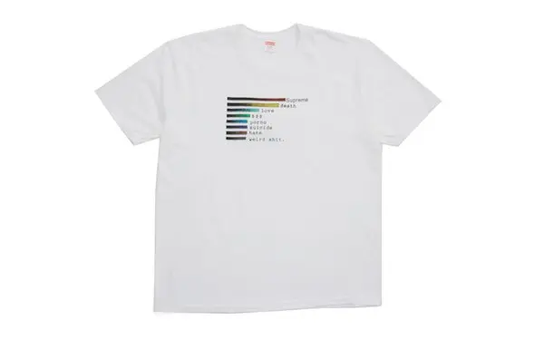 Supreme Chart Tee - White