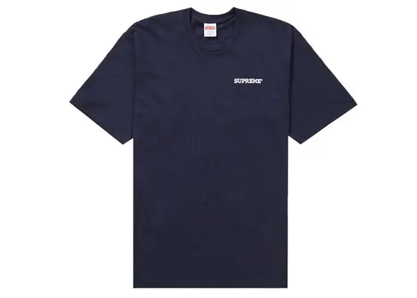 Supreme Patchwork Tee Shirt - Navy Blue